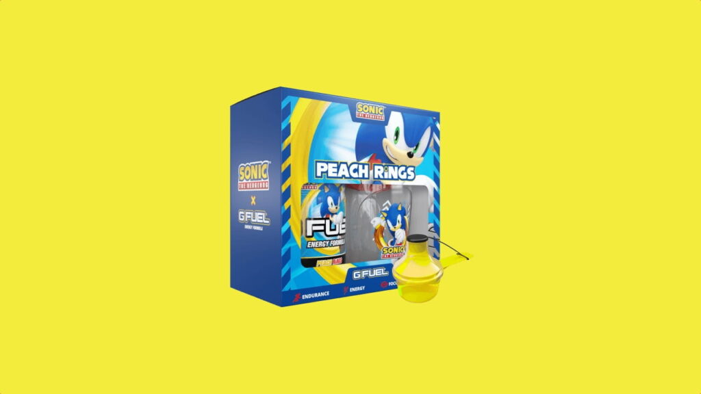Gotta drink up! Here’s the official Sonic energy drink – Thumbsticks